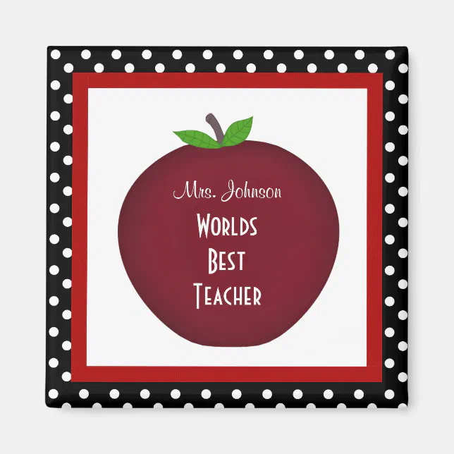 Personalized Teacher Magnet | Zazzle