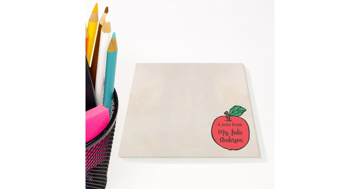 Personalized Teacher Note | Zazzle