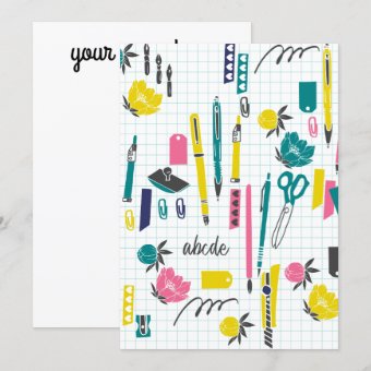 Personalized Teacher Notecards | Zazzle