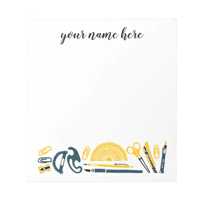 Personalized Teacher Notepad | Zazzle