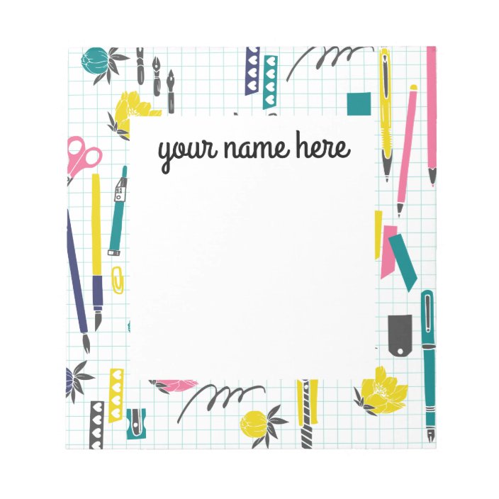 Personalized Teacher Notepad | Zazzle.com