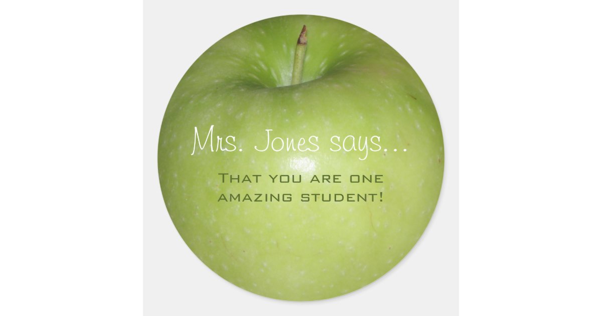Personalized Teacher Stickers | Zazzle.com