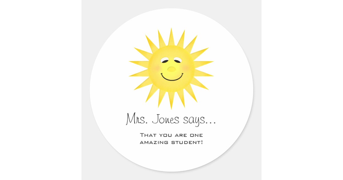 Personalized Teacher Stickers | Zazzle