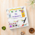 Personalized Teachers Art Class Binder / Planner | Zazzle