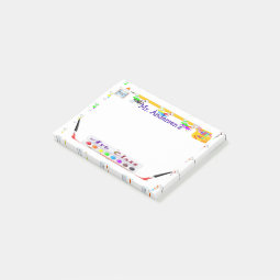 Personalized Teachers Art Class Post-it® Notes | Zazzle