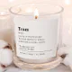Personalized Team Definition Bulk Appreciation Gif Scented Candle | Zazzle