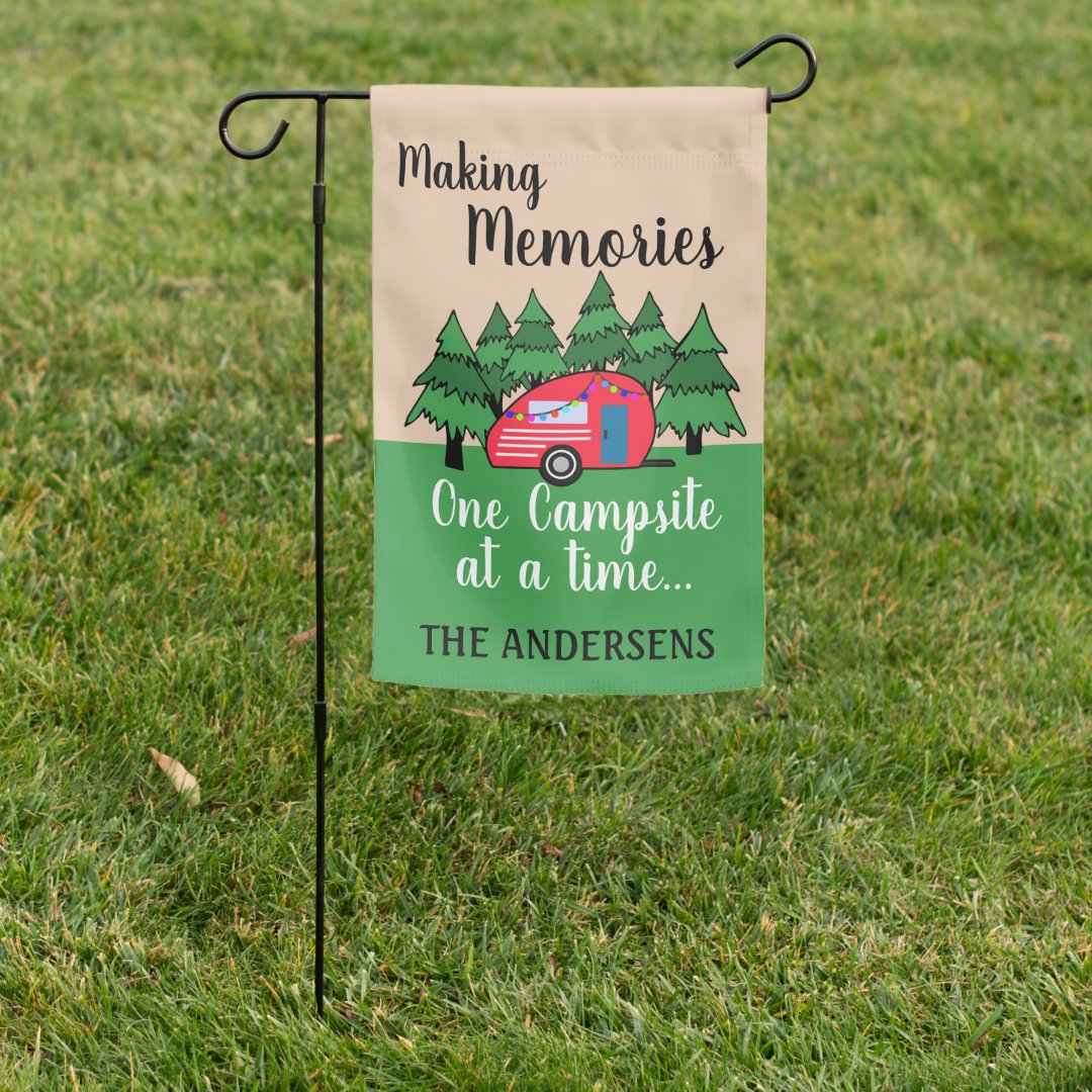 Personalized Teardrop Camper Flags | Zazzle