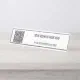 Personalized Text and QR Code Desk Name Plate | Zazzle