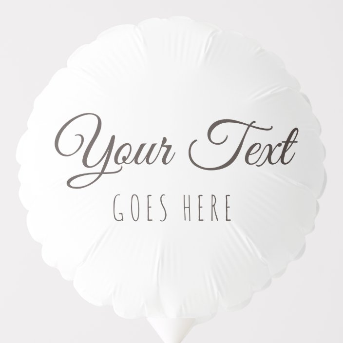 Personalized text balloon | Zazzle