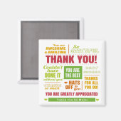 Personalized Thank You Appreciation Magnet | Zazzle