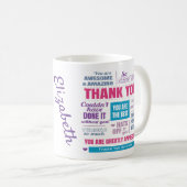 Personalized Thank You Appreciation Message Coffee Mug | Zazzle