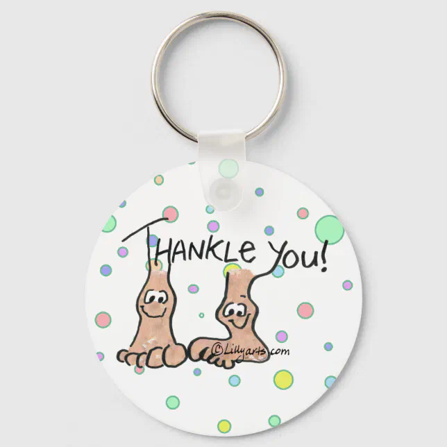 Personalized Thank You Gift Keychains | Zazzle