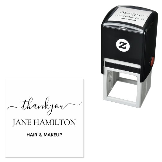 Personalized Thank You Self-inking Stamp | Zazzle.com