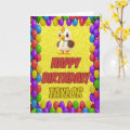 Personalized Thanksgiving Turkey Birthday Card | Zazzle
