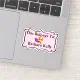 Personalized This Belongs To Sticker | Zazzle