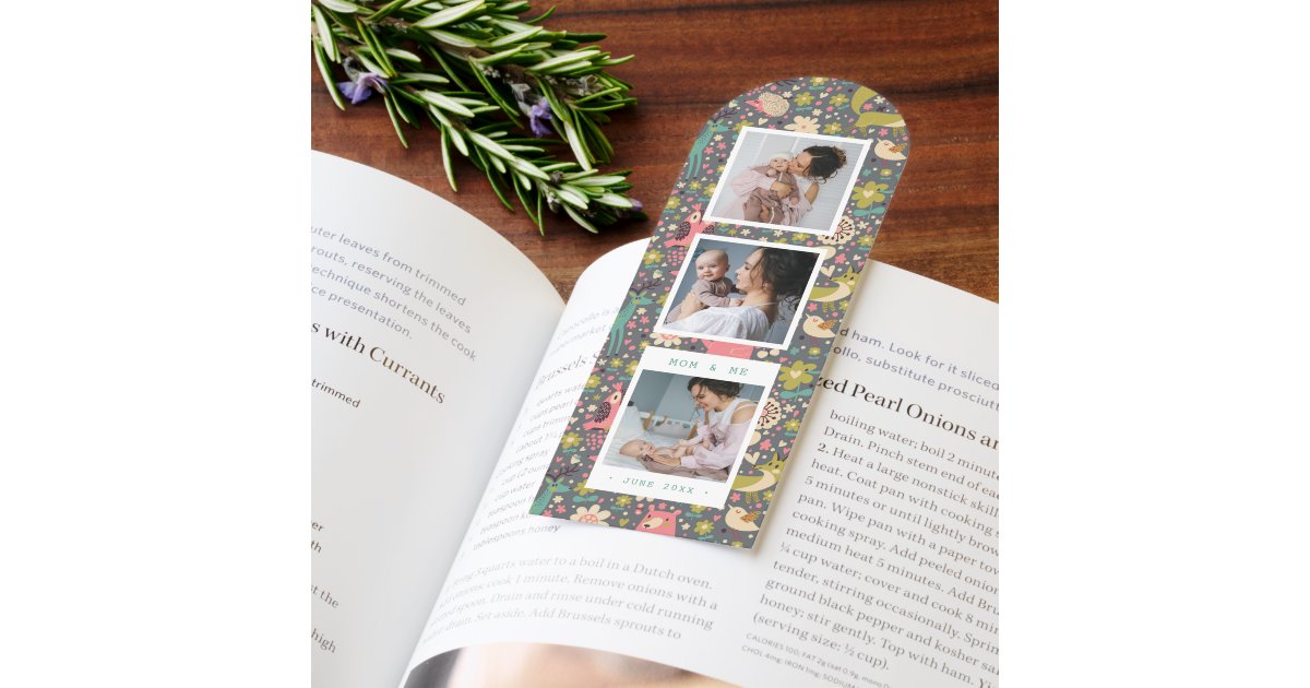 Personalized Three Photo Collage Bookmarks | Zazzle