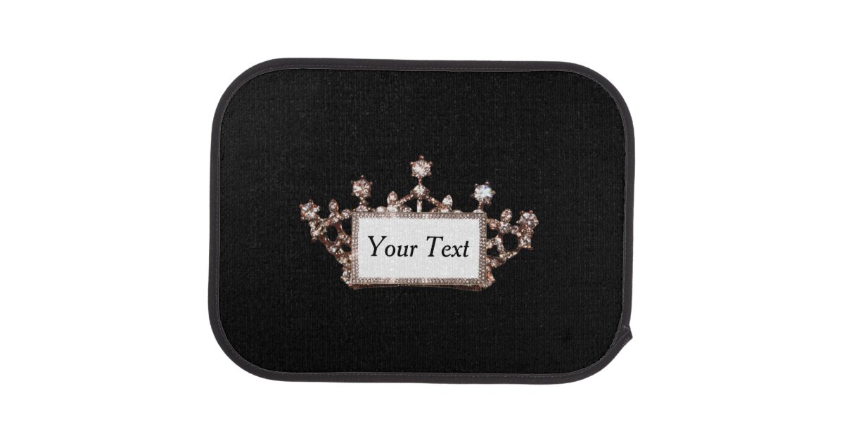 Personalized Tiaras Car Mats | Zazzle