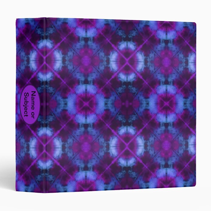 Personalized Tie Dye Party Planning Binder | Zazzle.com
