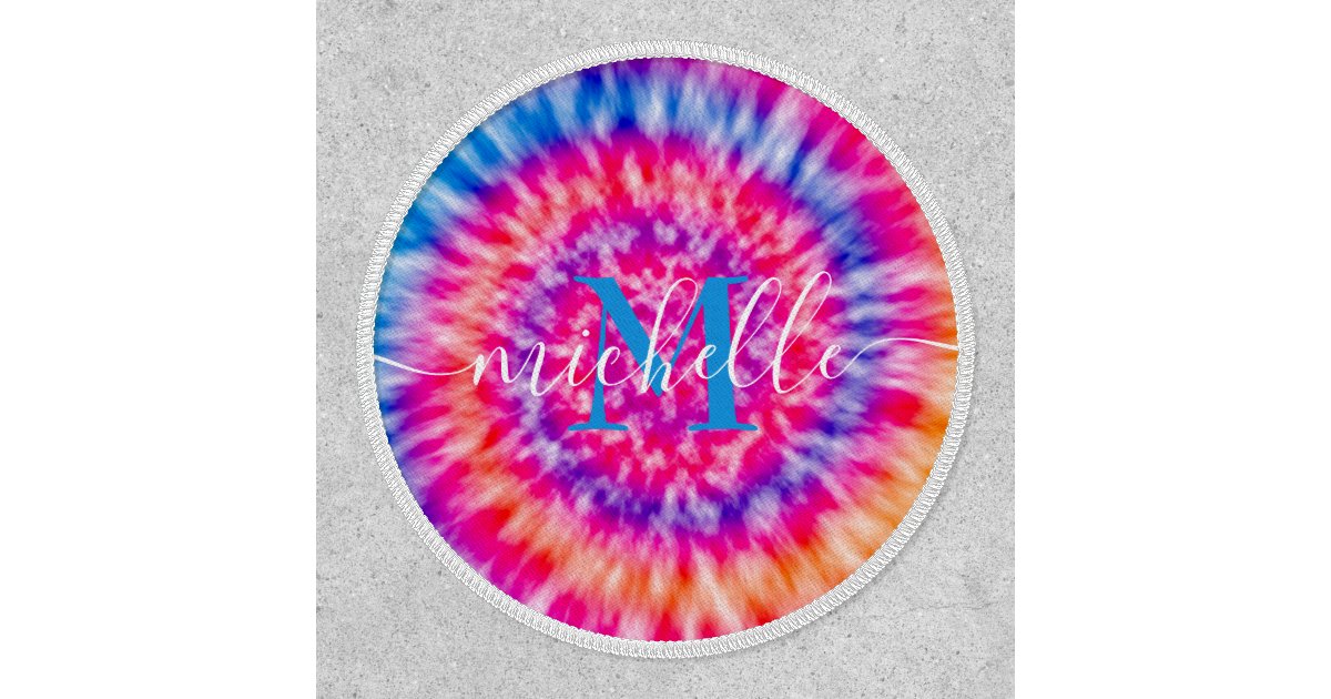 Personalized Tie Dye Patch | Zazzle