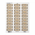 Personalized Tiger Stripes Return Address Labels | Zazzle