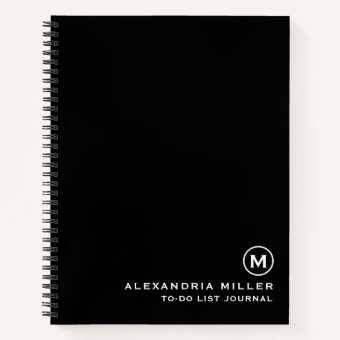 Personalized To-Do List Journal | Zazzle