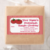 Personalized Tomatoes Sauce Jam Canning Jar Labels | Zazzle