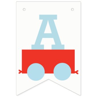 Personalized Train Birthday Banner | Zazzle