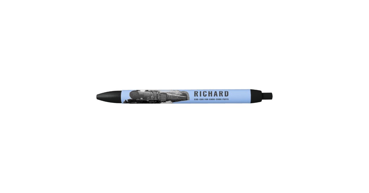 Personalized Train Locomotive Pen | Zazzle