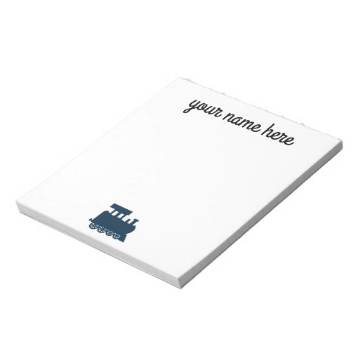 Personalized Train Stationery Notepad for Kids | Zazzle