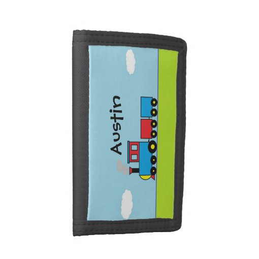 Personalized Train Wallet | Zazzle