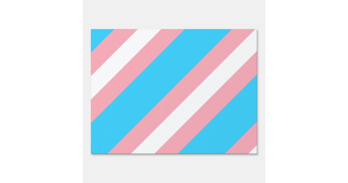 Personalized Transgender Flag Sign | Zazzle