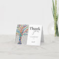 Personalized Tree Of Life Thank You Card | Zazzle