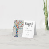 Personalized Tree Of Life Thank You Card | Zazzle
