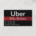 Personalized Uber Business Cards | Zazzle