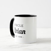 Personalized Uncle Monogram Mug | Zazzle