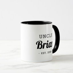 Personalized Uncle Monogram Mug | Zazzle