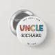 Personalized Uncle Retro Gift Best Uncle Ever Cute Button | Zazzle