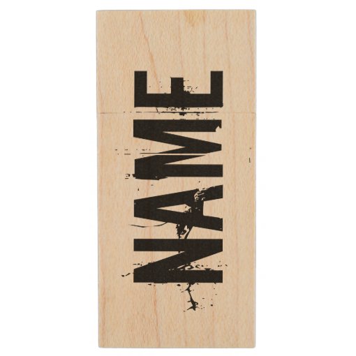 Personalized USB flash drive stick | Vintage style | Zazzle