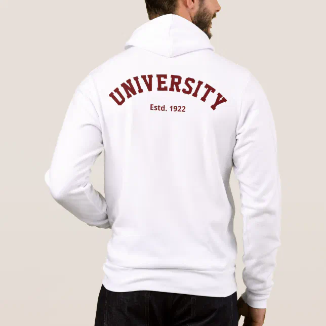 Personalized Varsity Hoodie | Zazzle