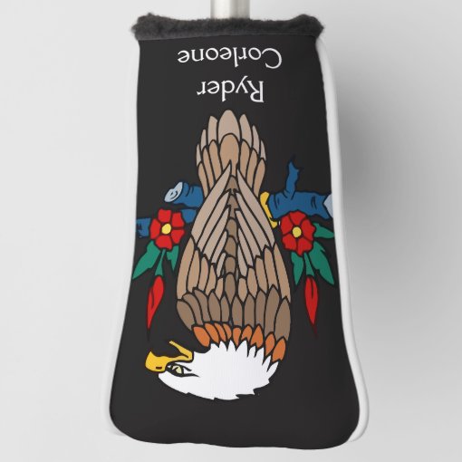 Personalized Vibrant American Bald Eagle Golf Head Cover | Zazzle