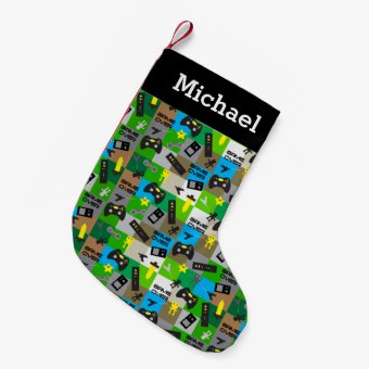 Personalized Video Game Gamer Boys Tweens Teens Small Christmas ...