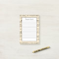 Personalized Vintage Antique Sheet Music Post-it Notes | Zazzle