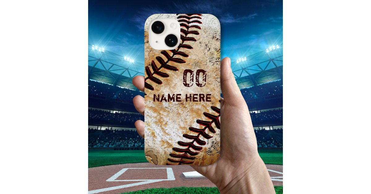 Personalized Vintage Baseball Phone Cases | Zazzle