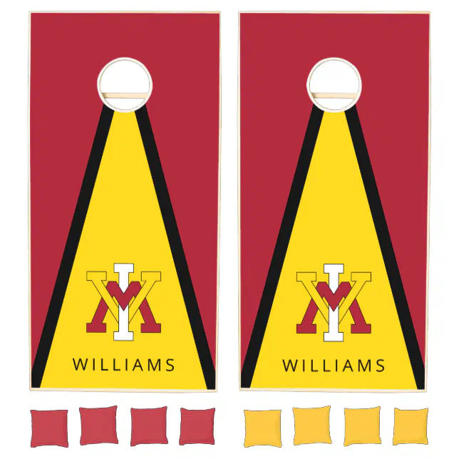 Personalized Virginia Military Institute Insignia Cornhole Set | Zazzle