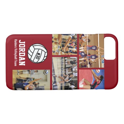 Personalized Volleyball Photo College Name Team # Case-Mate iPhone Case ...