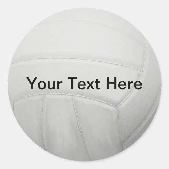 Personalized Volleyball Stickers | Zazzle
