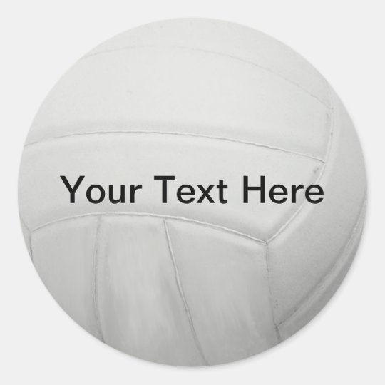Personalized Volleyball Stickers | Zazzle.com