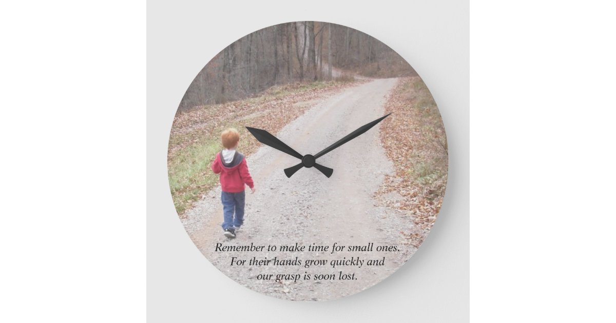 Personalized Wall clock with your photos and text | Zazzle