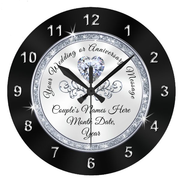 Black And White Wall Clocks | Zazzle