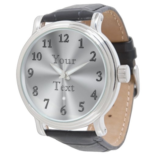 PERSONALIZED Watch / LARGE Number Watches for Men | Zazzle